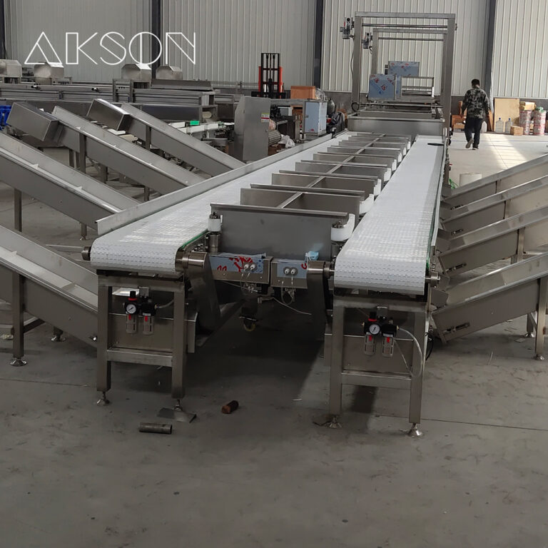 Double Channel Fish Sorting Machine | weight sorter